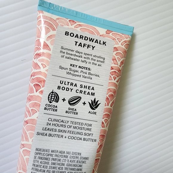 Bath & Body Works | Bath & Body | Nwt Bath And Body Works Body Cream Boardwalk Taffy | Poshmark